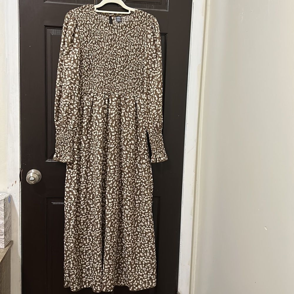 Shirred Farmhouse Dress - Gem